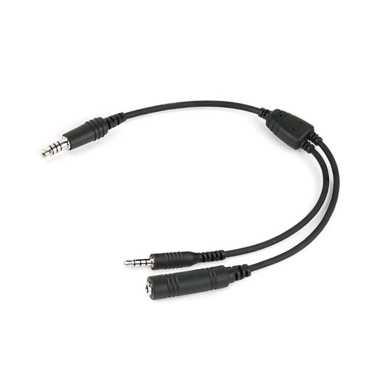 CB-18 Audio Recording Cable for Helicopter